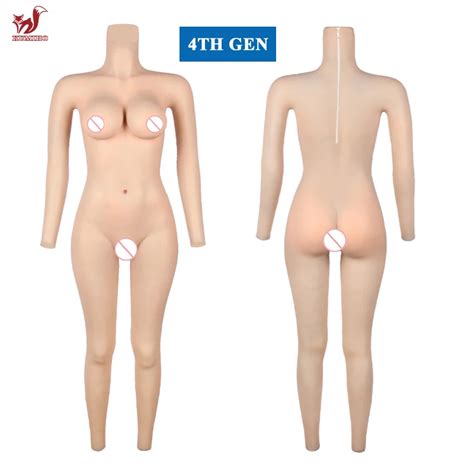 KUMIHO TH Gen Silicone Bodysuit Breast Forms Fake Vagina Cosplay Full Body Suit Fake Boobs Drag