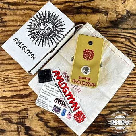 Analogman Buffer Gold Effects Rock N Roll Vintage Guitars