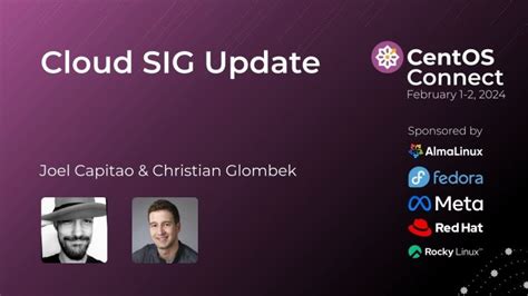 Centos On Linkedin Cloud Sig Update