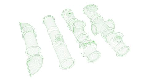 3d Model Modular Pipeline 3d Model Turbosquid 2165810