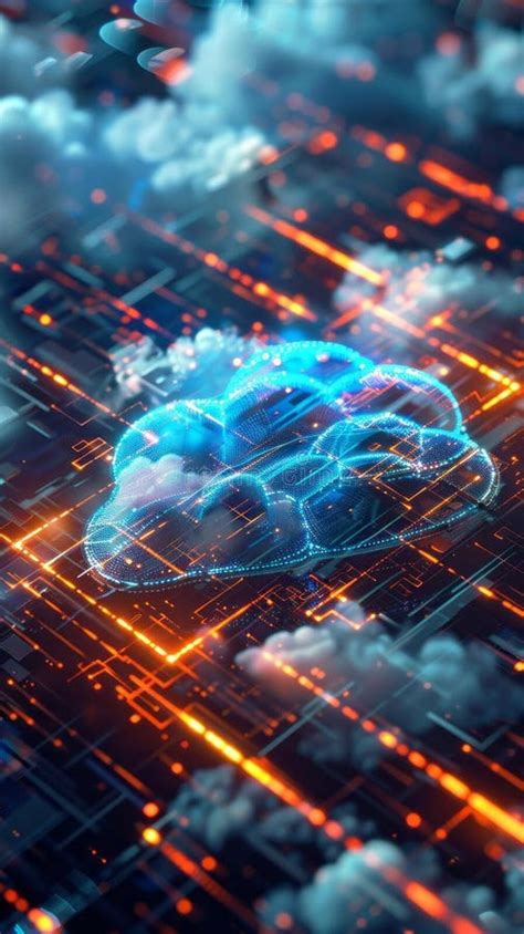 Abstract Cloud Computing Technology Concept Stock Image Image Of Night Cloud 331017833