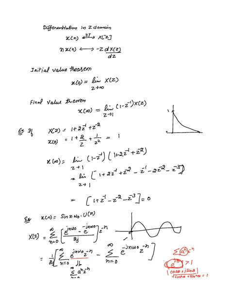 Note Jan Notes Of Z Transform Digital Signal Processing Studocu