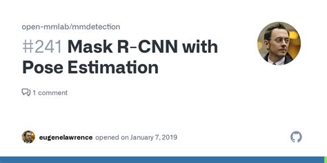 Mask R CNN With Pose Estimation Issue Open Mmlab Mmdetection GitHub
