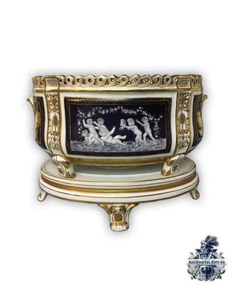 Антикварна ваза Royal Vienna 19вік цукерниця фруктовниця антикварні