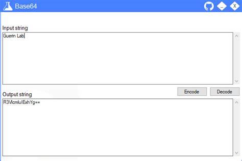 github guerinlab base64 guerinlab simple gui base64 encode and decode