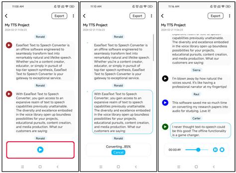 Text To Speech Converter For Android User Guide