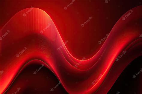 Premium Photo Red Abstract Gradient Wave Wallpaper Made By Aiartificial Intelligence