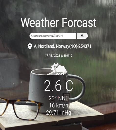 GitHub SaMMYFrosT221b Weather App Using Javascript
