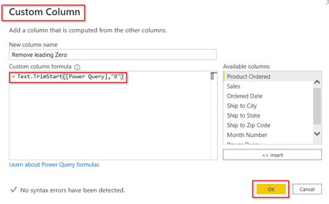 How To Remove Leading Zeros In Power BI