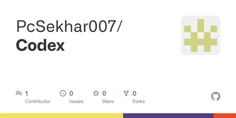 Github Pcsekhar007codex