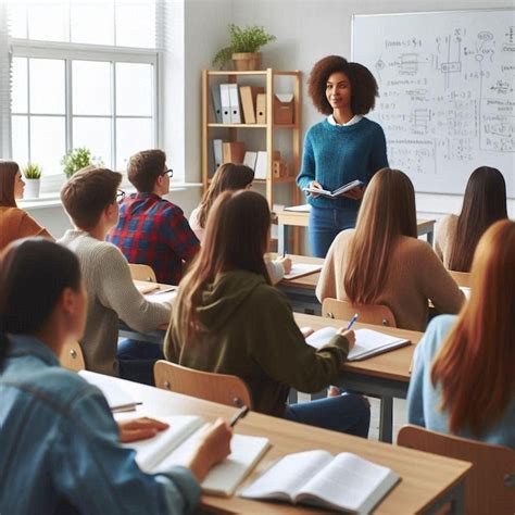Classroom Learning Premium Ai Generated Image