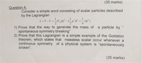 Solved 35 ﻿marksquestion 4consider A Simple Word