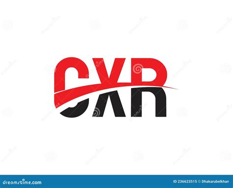 Cxr Letter Initial Logo Design Vector Illustration Stock Vector Illustration Of Brand