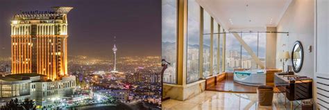 بالاترین لاکچری ترین اتاق در هتل اسپیناس پالاس سعات آباد تهران