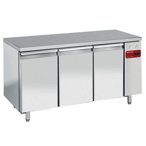 Diamond Refrigerated Table Ventilated 3 Doors En 600x400 Without
