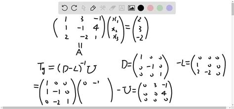 Solved Texts Aşağıdaki Lineer Sistem Için Gauss Seidel Yönteminin