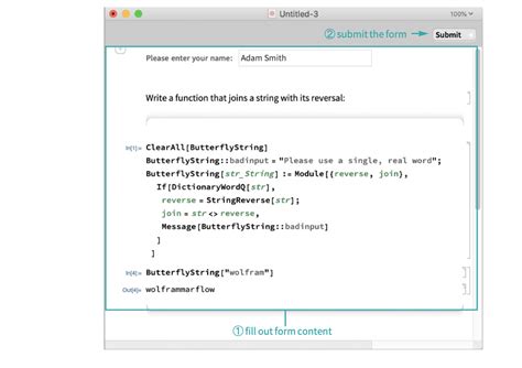 Create Form Like Content In A NotebookWolfram Documentation