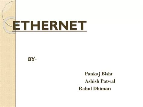Ppt Ethernet Powerpoint Presentation Free Download Id