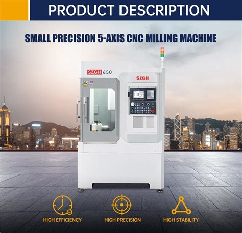 Szgh 650 5 Axis CNC Small Vertical Machining Center Vmc650 Vmc 650 CNC Mini Metal Milling
