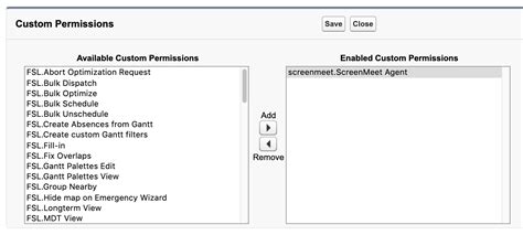 Custom Permissions Permissions And Security