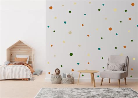 Boho Wall Decals Bohemian Polka Dots Eliza Doodle Designs