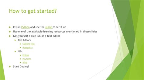 ppt a gentle introduction to python powerpoint presentation free