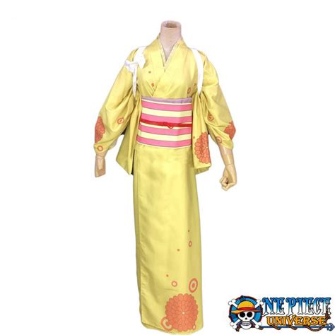 Wano Arc O Kiku One Piece Kimono Cosplay Costume One Piece Universe