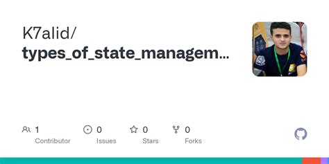 GitHub K7alid Types Of State Management