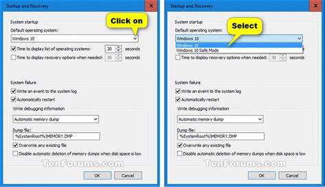 Choose Default Operating System To Load At Startup In Windows 10