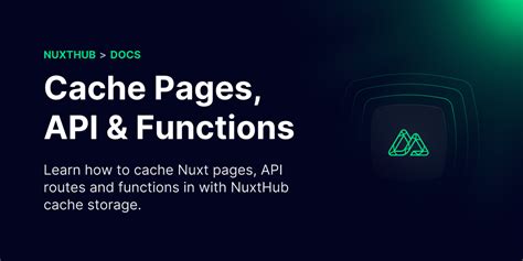 Cache Pages API Functions NuxtHub