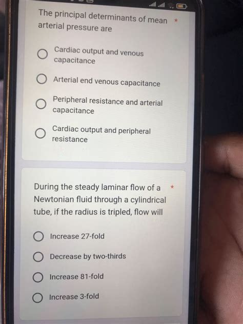 The Principal Determinants Of Mean Arterial Pressure Are Cardiac Output