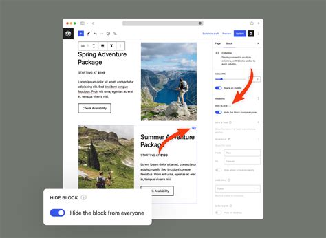 Block Visibility — Conditional Visibility Control For The Block Editor