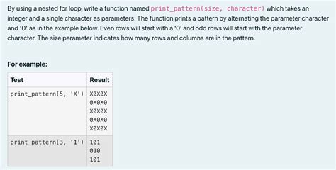 Solved By Using A Nested For Loop Write A Function Named