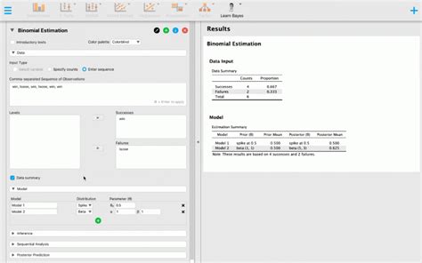 Binomial Estimation Prior Posterior Jasp Free And User Friendly Statistical Software