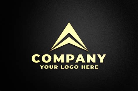 Golden Colour Logo Psd High Quality Free Psd Templates For Download