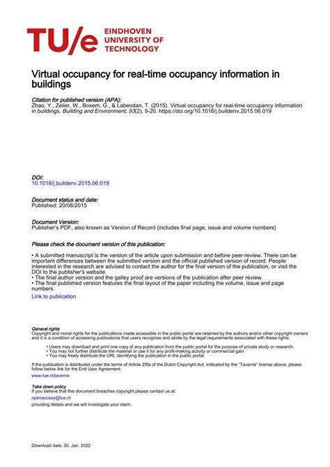 Pdf Virtual Occupancy Sensors For Real Time Occupancy Dokumentips