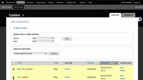 Drupal 7 Tutorial How To Unpublish A Page Youtube