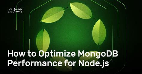 how to optimize mongodb performance for node js r node