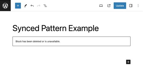 Synced Patterns Reusable Blocks Documentation