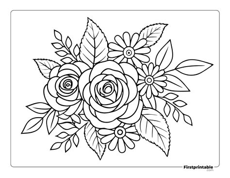 Flower Coloring Pages 130 Free Printable Pdfs