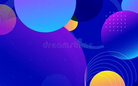 Abstract Trendy Gradient Shapes Composition Abstract Background Modern