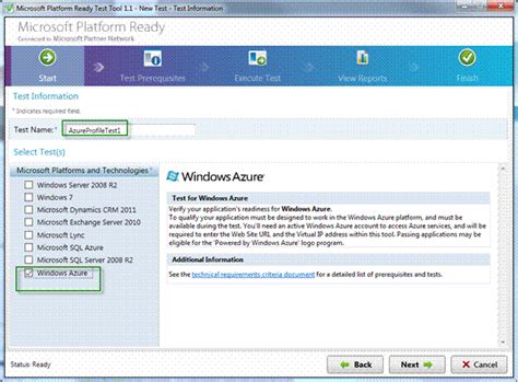 deploy and test an azure app with platform ready codeproject