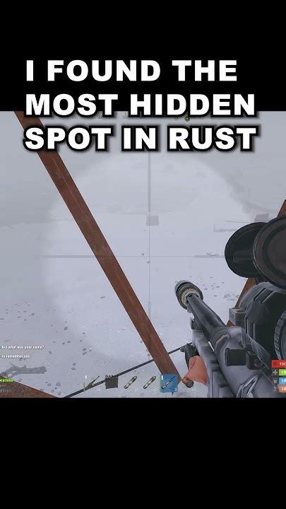 The Most Hidden Sniping Spot In Rust Rust Rustislove Rustconsole Rusts Destructor Youtube