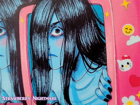 Sadako The Ring Creepy Cute Sticker Etsy