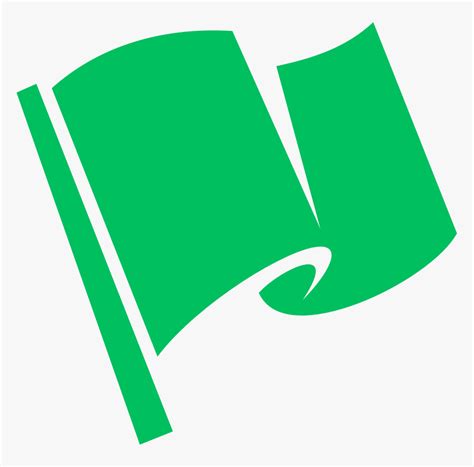 Green Flag Flag Logo Black And White Hd Png Download Kindpng