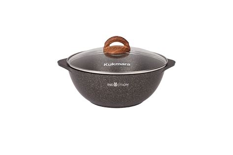 Казан 3,5л со стеклянной крышкой, АП линия "Granit Ultra Induction ...