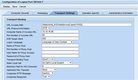 create an sap web service consumer calling extern sap community