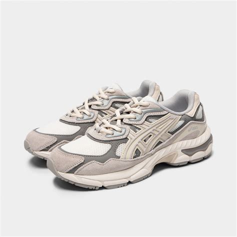 Asics Gel Nyc Gs Cream Oyster Grey Jd Sports