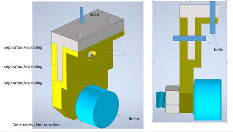 Contacts And Constrains Question Autodesk Community