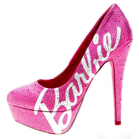 Barbie High Heels Pink High Heels Barbie Shoes Rhinestone High